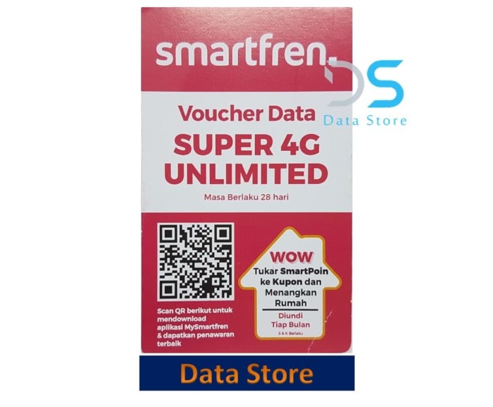 Voucher SmartFren UNLIMITED 28 Hari – Toko Data Store