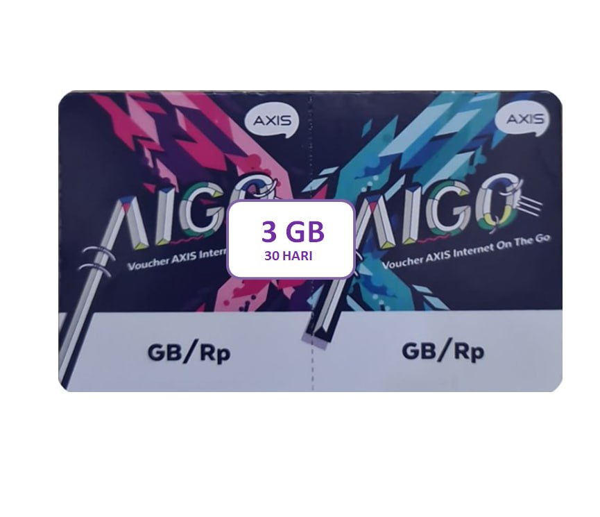Voucher AXIS 3 GB – Toko Data Store