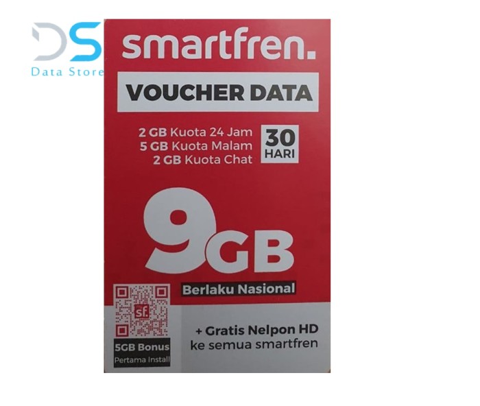 Voucher SmartFren 9 GB – Toko Data Store