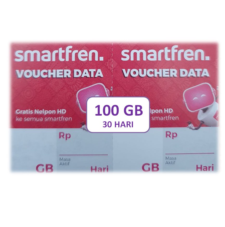 Voucher SmartFren 100 GB – Toko Data Store